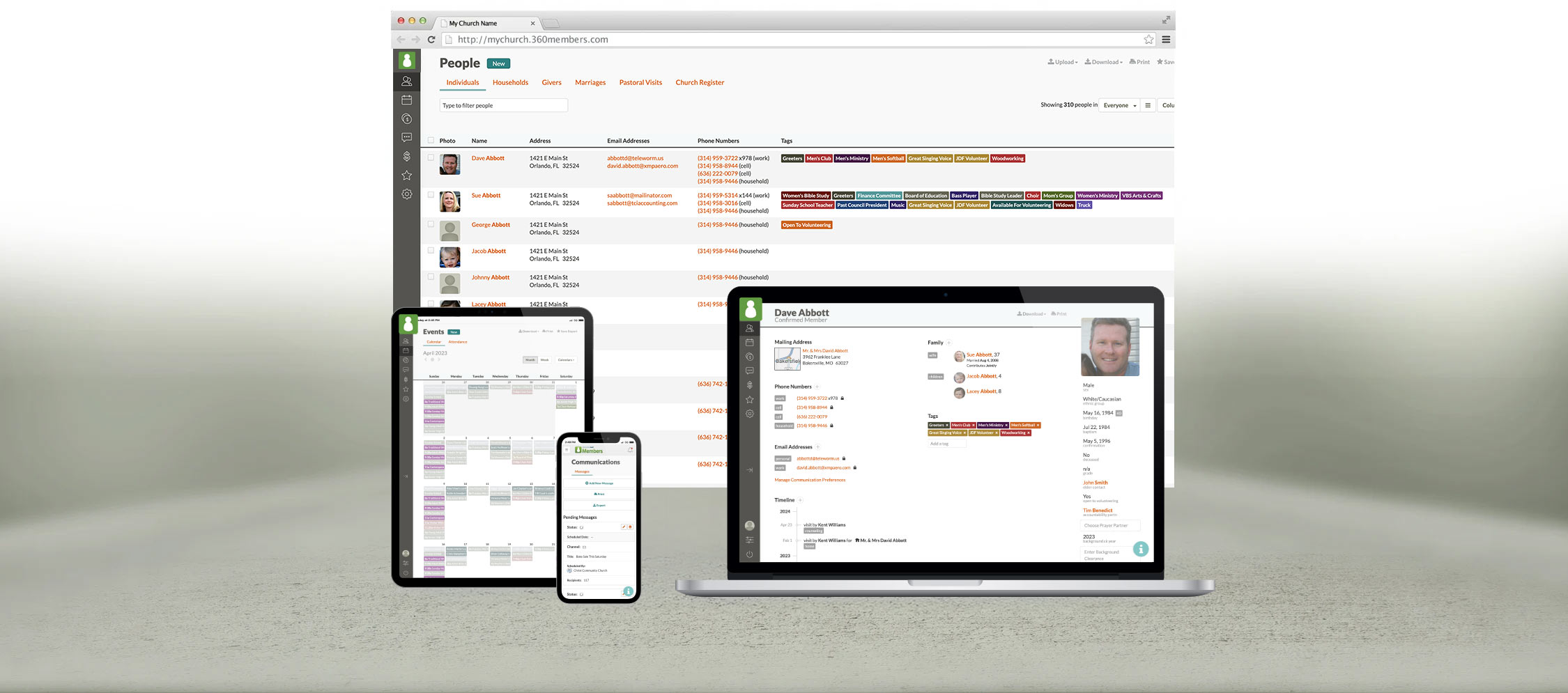 Church Membership Software | Church360° Members
